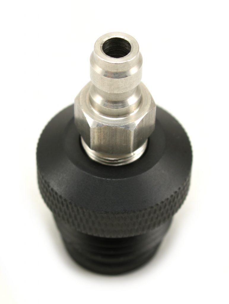 (2) PAINTBALL REMOTE MALE ADAPTER PLUG AIR HOSE ASA STAINLESS STEEL ...