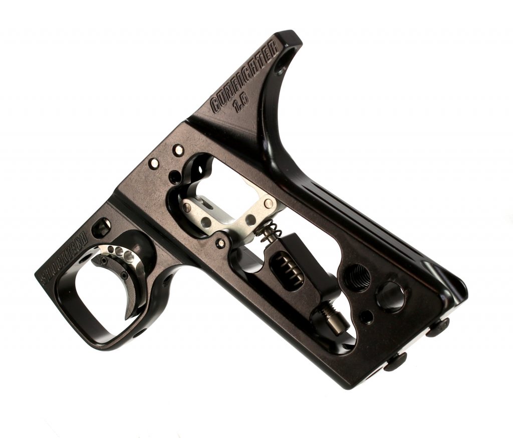 SHOCKTECH GUNFIGHTER 1.5 AUTOCOCKER FRAME BLACK PAINTBALL – MASTERSCONI