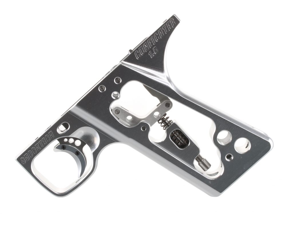 SHOCKTECH GUNFIGHTER 1.5 AUTOCOCKER FRAME CLEAR PAINTBALL – MASTERSCONI